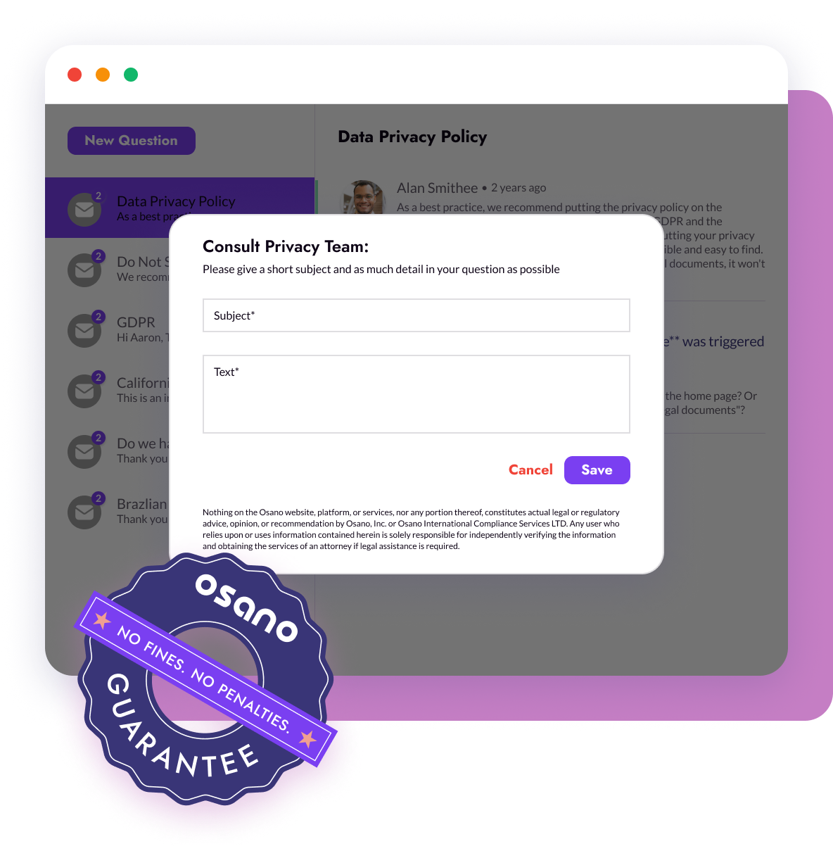 Cookie Consent For GDPR & CCPA Compliance | Osano